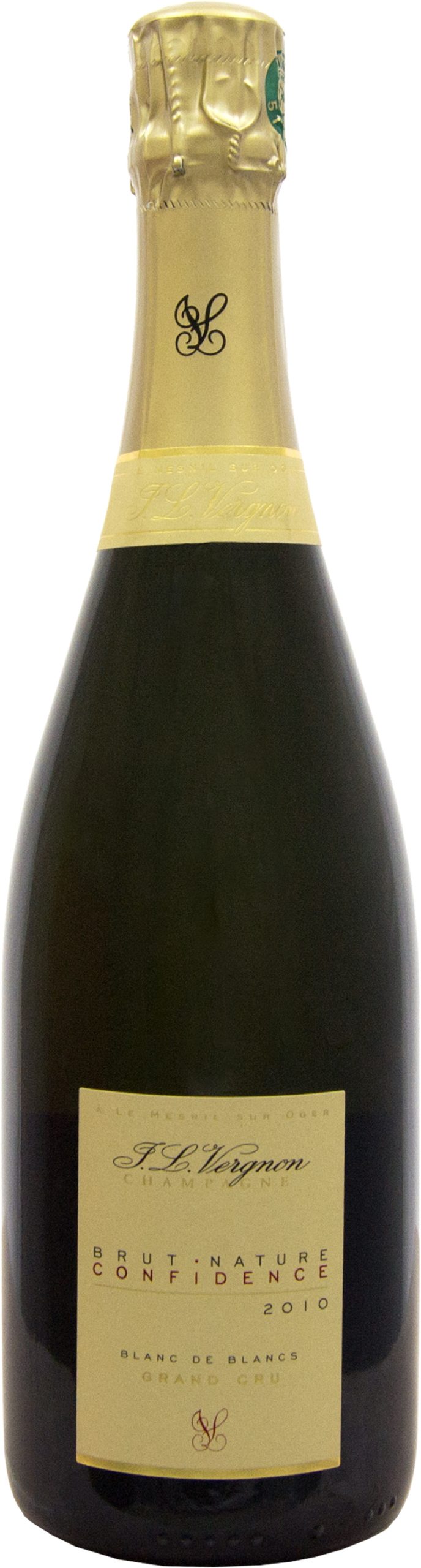 J.L. Vergnon Confidence Millésime Blanc de Blancs Grand Cru Brut Nature ...