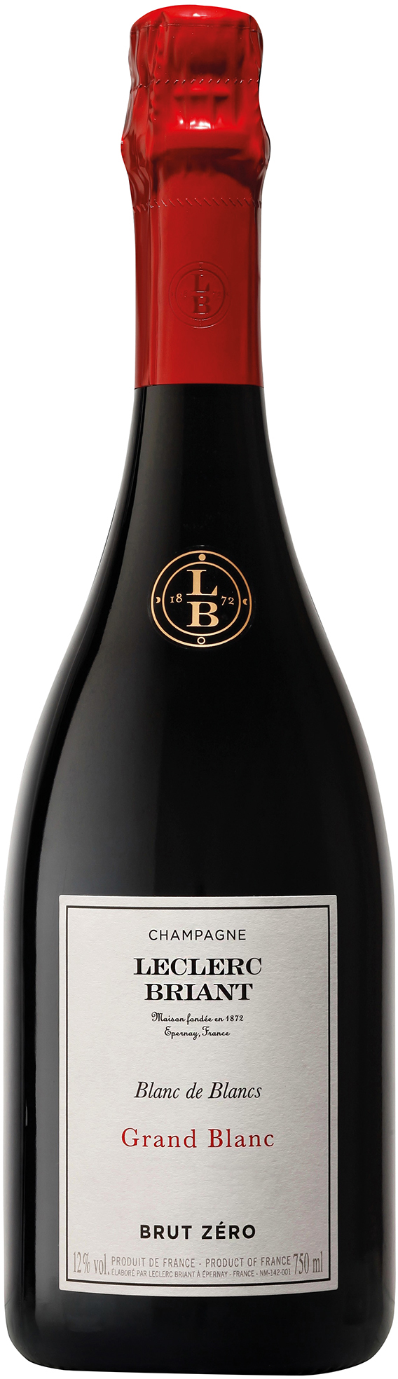 Leclerc Briant Blanc de Blancs Grand Blanc Brut Zero Millésime 2013 ...
