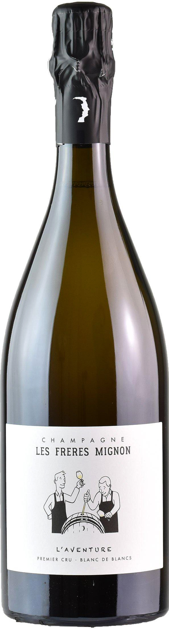 Les Freres Mignon L’Aventure Premier Cru Blanc de Blancs Extra-Brut NV ...