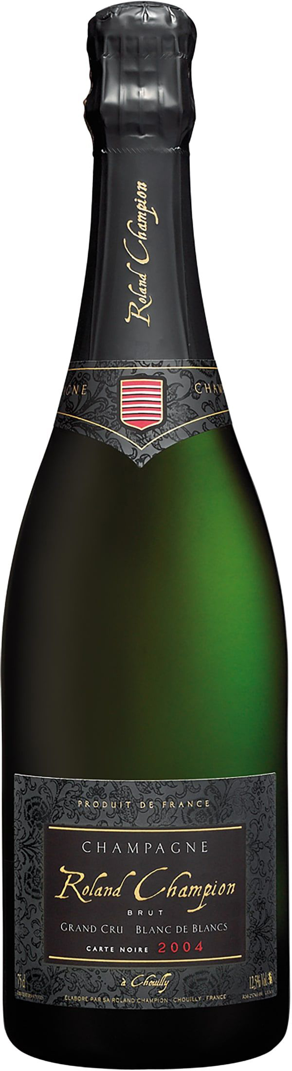 Roland Champion Carte Noire Blanc de Blancs Grand Cru Millésime Brut ...